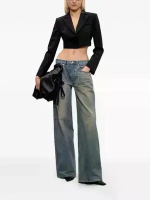 Vetements Cropped Single-breasted Jacket