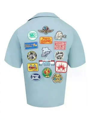 Amiri Station Patch-pocket Bowling Shirt
