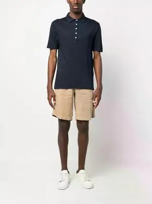 Massimo Alba Mid-rise Cotton Shorts