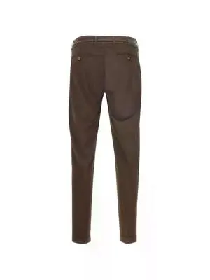 RE-HASH M U C H A Button Chinos - Brown