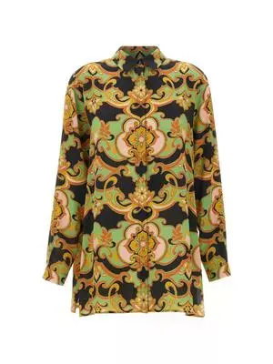 Etro Printed Silk Shirt