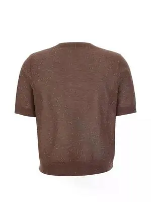 KANGRA Sequin Sweater - Brown