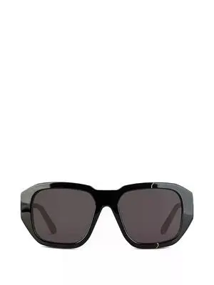 FACE.HIDE Broken Cosmo Oversized-frame Sunglasses - Black