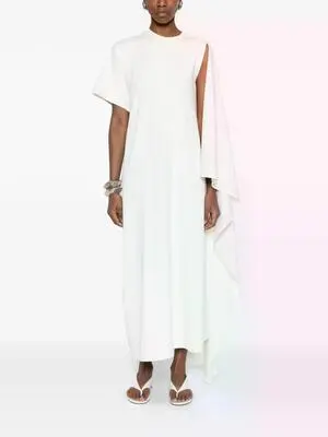 Coperni Draped Asymmetric T-shirt Dress