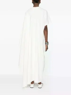 Coperni Draped Asymmetric T-shirt Dress