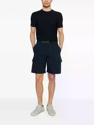 ALPHATAURI Plex Belt Cargo Shorts - Blue
