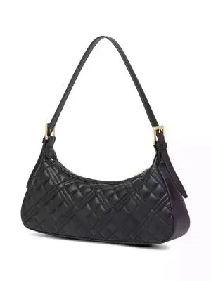 Moschino Quilted Shoulder Bag - Black
