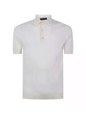 FILIPPO DE LAURENTIIS Textured Polo Shirt