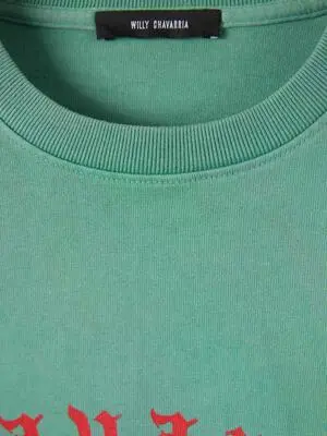 WILLY CHAVARRIA Chavarria Community Center Cotton T-shirt - Green