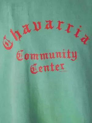 WILLY CHAVARRIA Chavarria Community Center Cotton T-shirt - Green