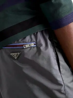 Prada Re-nylon Swim Trunks - Grey