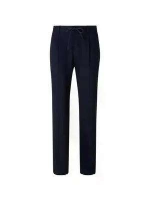 GRAN SASSO Drawstring Pleated Trousers