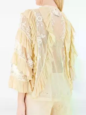 ANIYE BY Ruffled Lace Jacket