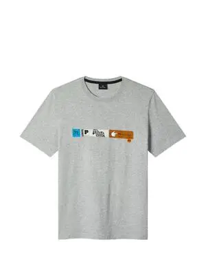 Paul Smith Heather Graphic T-shirt - Grey