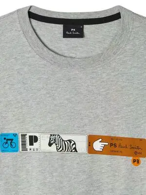 Paul Smith Heather Graphic T-shirt - Grey