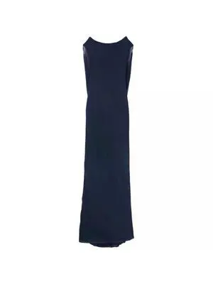 Jacquemus Plumetis Spaghetti-strap Maxi Dress - Blue