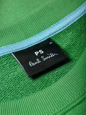 Paul Smith Zebra-motif Crew-neck Sweatshirt - Green