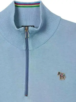 Paul Smith Zebra-motif Sweater - Blue