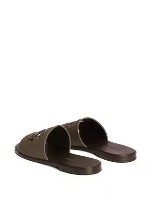 Dolce & Gabbana Dg Light Canvas Sandals