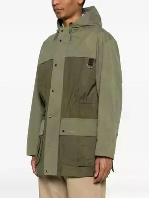 Barbour Logo-embroidered Coat