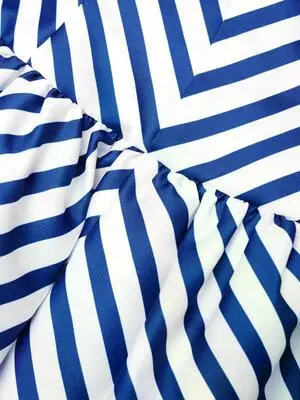 SELF-PORTRAIT Striped Midi Dress