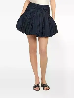 Cinq À Sept Kaldi Ruched Bubble Skirt - Blue