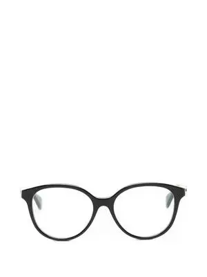 Cartier Oval-frame Glasses - Black