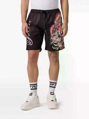 Philipp Plein Printed Swim Shorts