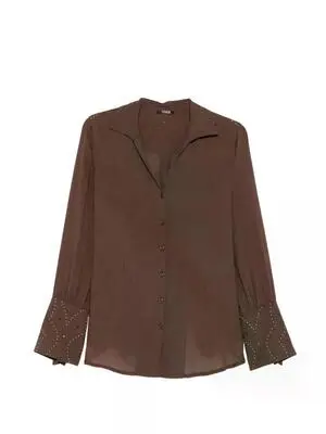 VENUJA Embellished-cuff Shirt