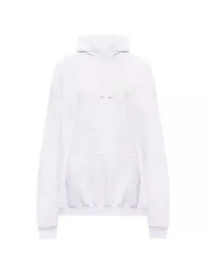 Vetements Drawstring Hoodie - White