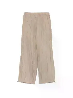 GONGDID DESIGN Elasticated-waistband Trousers - Neutrals