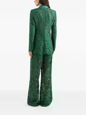 Dolce & Gabbana Cordonetto Lace Trousers - Green