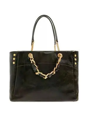 Balmain Chain Detail Tote - Green