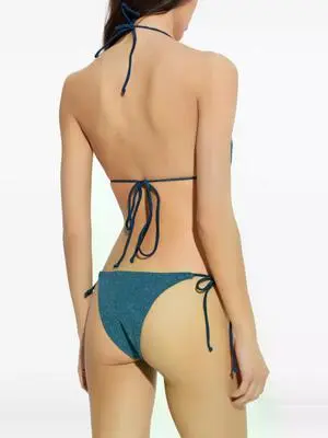 Bond Eye Beaded Bikini Bottom - Blue