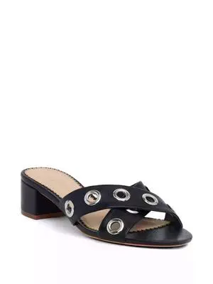 Cinq À Sept Maya Criss-cross Heeled Sandals - Blue