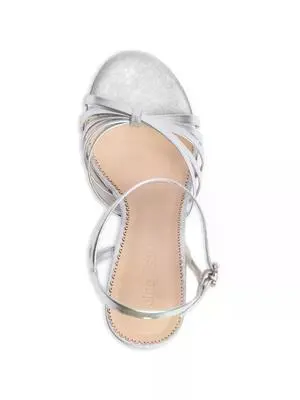 Cinq À Sept Logan Heeled Sandals - Silver