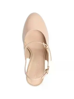 Cinq À Sept Lola Slingback Mules - Neutrals