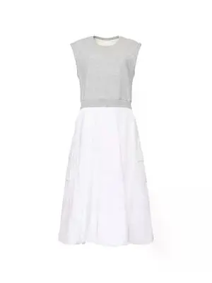 Cinq À Sept Parker Panelled Dress - White