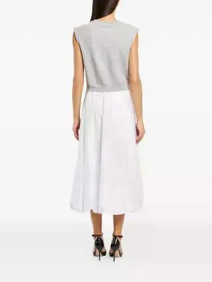 Cinq À Sept Parker Panelled Dress - White
