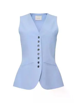 Cinq À Sept Kallen Waistcoat - Blue