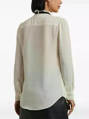 Ralph Lauren Ruffled Neck Blouse
