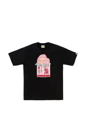 A BATHING APE Chocolate Graphic T-shirt - Black