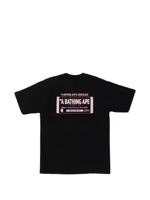 A BATHING APE Chocolate Graphic T-shirt - Black