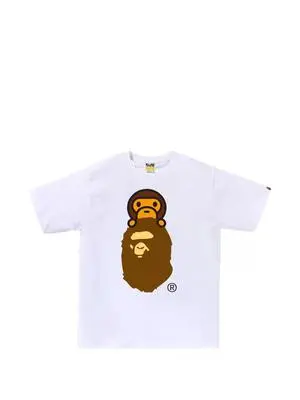 A BATHING APE Monkey Graphic T-shirt