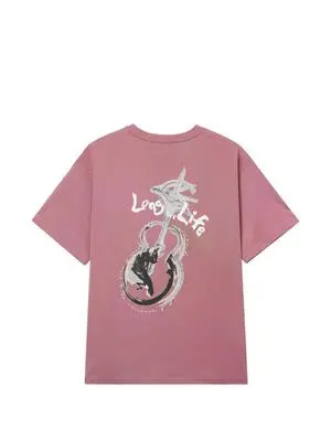 FIVE CM Graphic Print T-shirt - Pink