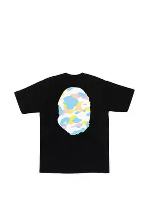 A BATHING APE Camouflage Graphic T-shirt - Black