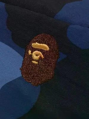 A BATHING APE Camouflage Logo Bag