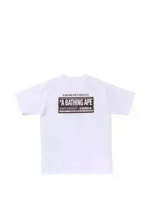 A BATHING APE Chocolate Graphic T-shirt - White