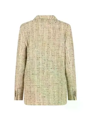 LARDINI Double-breasted Textured Blazer