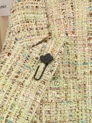 LARDINI Double-breasted Textured Blazer